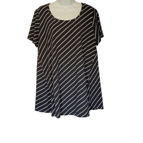 Roaman's | Tops | Roamans Aline Tshirt Womens 416 Short Sleeve Scoop ...